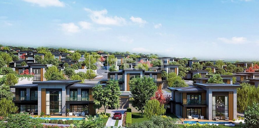 Купить виллу в Бююкчекмедже, Стамбуле, Турция от Компания по недвижимости «TEKCE»: 11-х ком ...